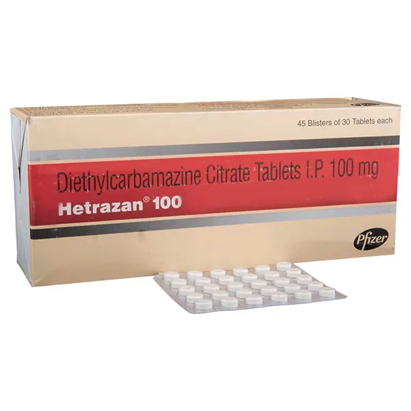 Hetrazan 100mg Tablet – Safe & Effective Viral Treatment